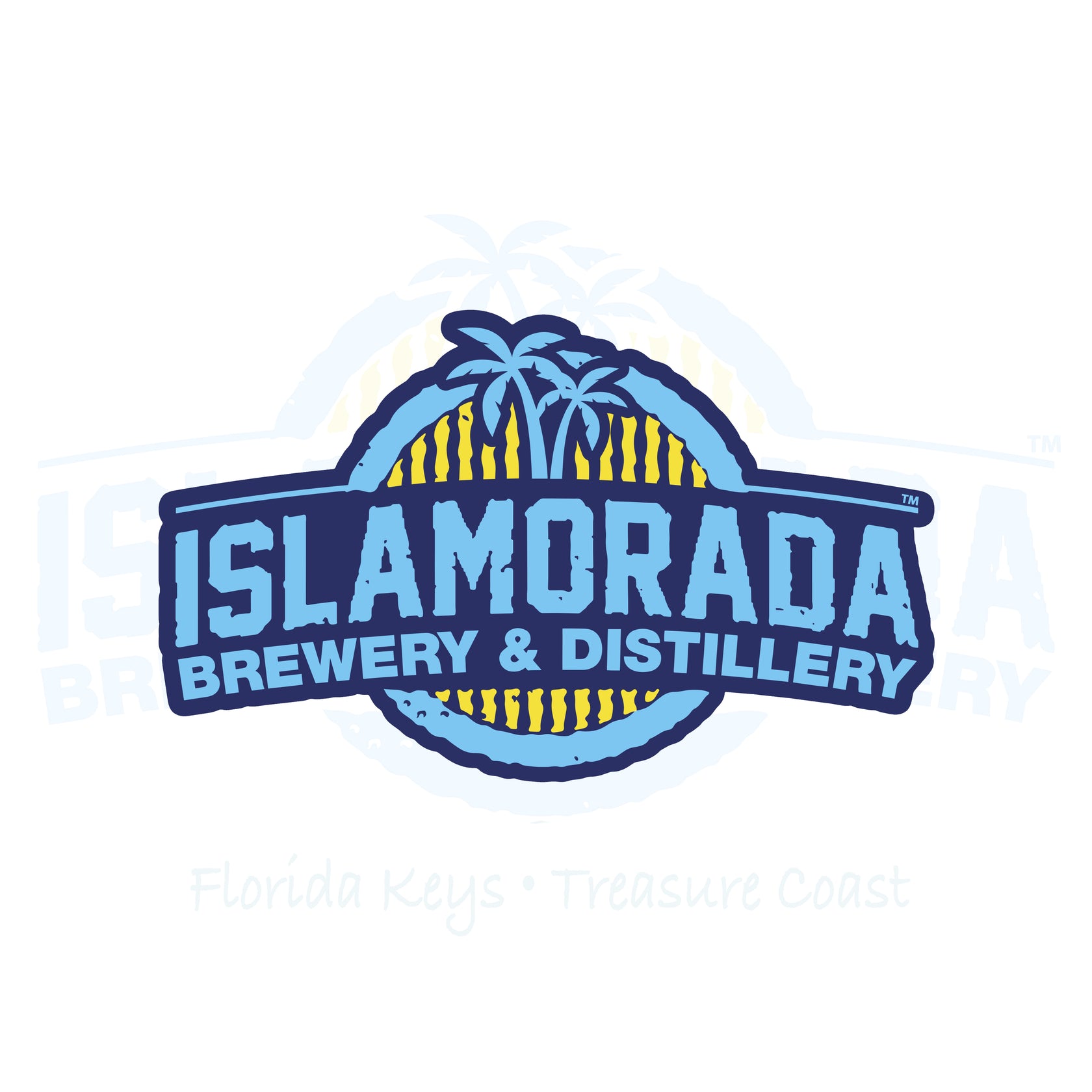 Islamorada Logo Sticker - Blue Die Cut – Islamorada Beverages Direct