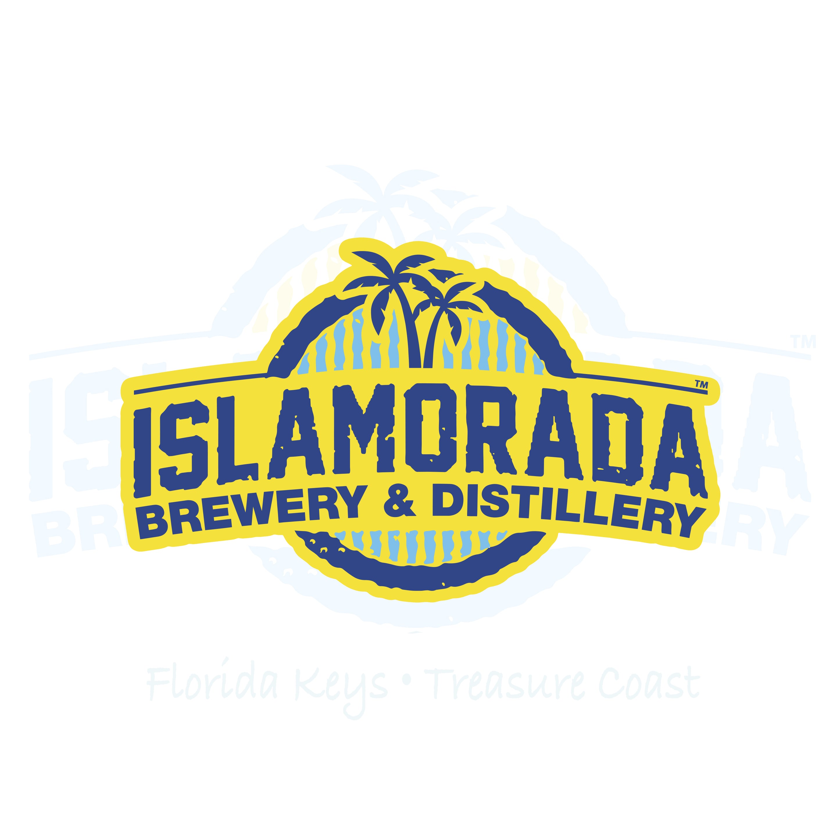 Islamorada Logo Sticker - Yellow Die Cut – Islamorada Beverages Direct