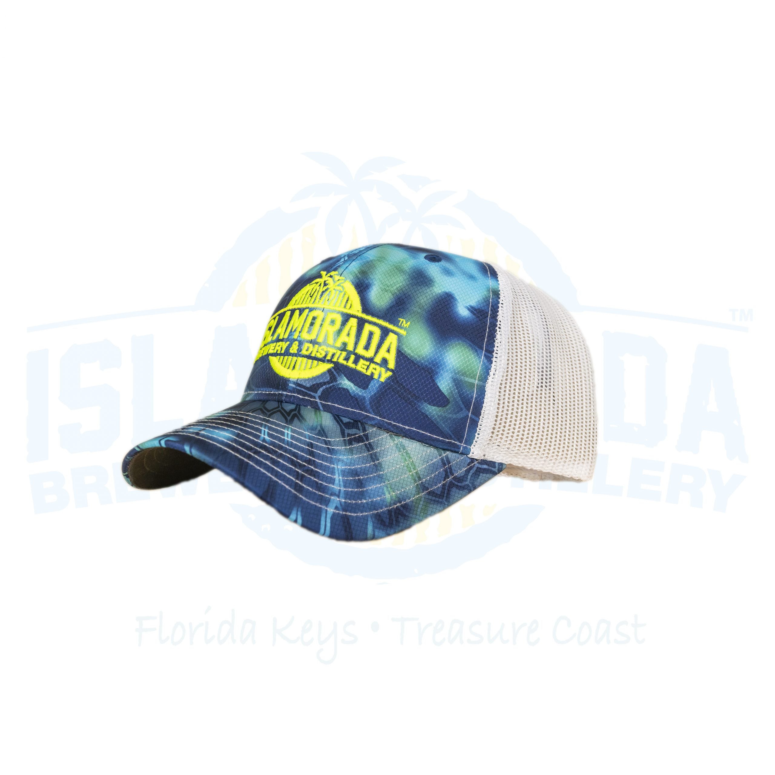 Trucker Hat "Kryptek" White – Islamorada Beverages Direct