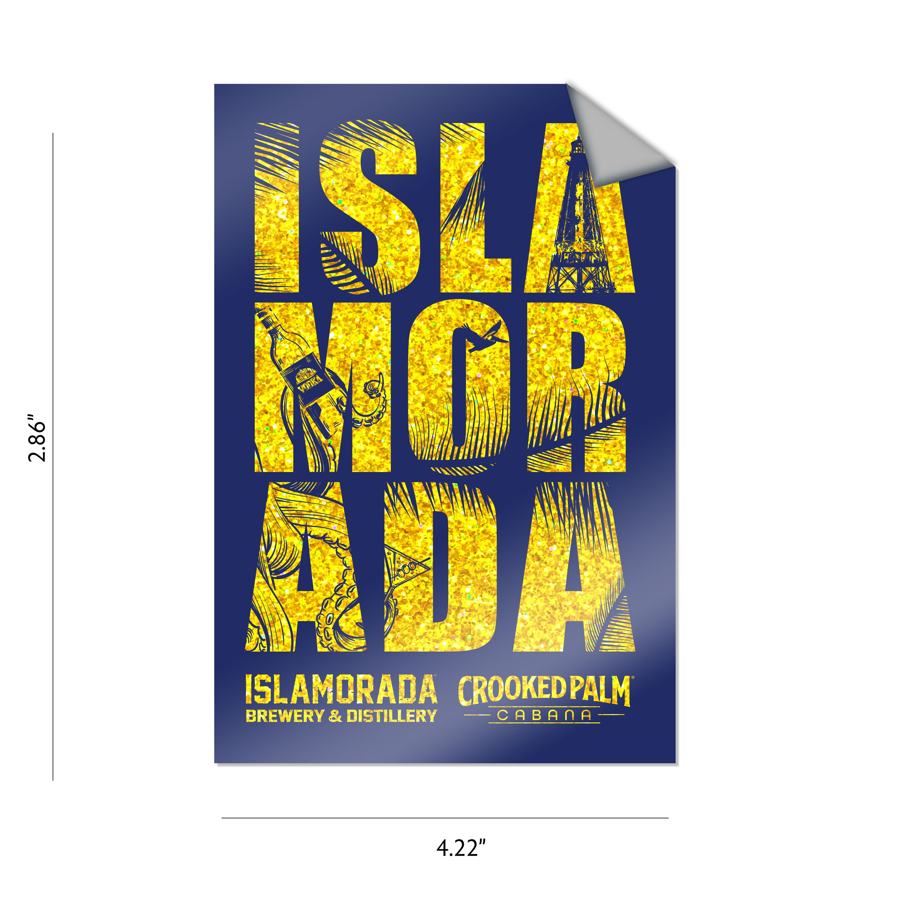 Sticker - ISLA MOR ADA Glitter – Islamorada Beverages Direct