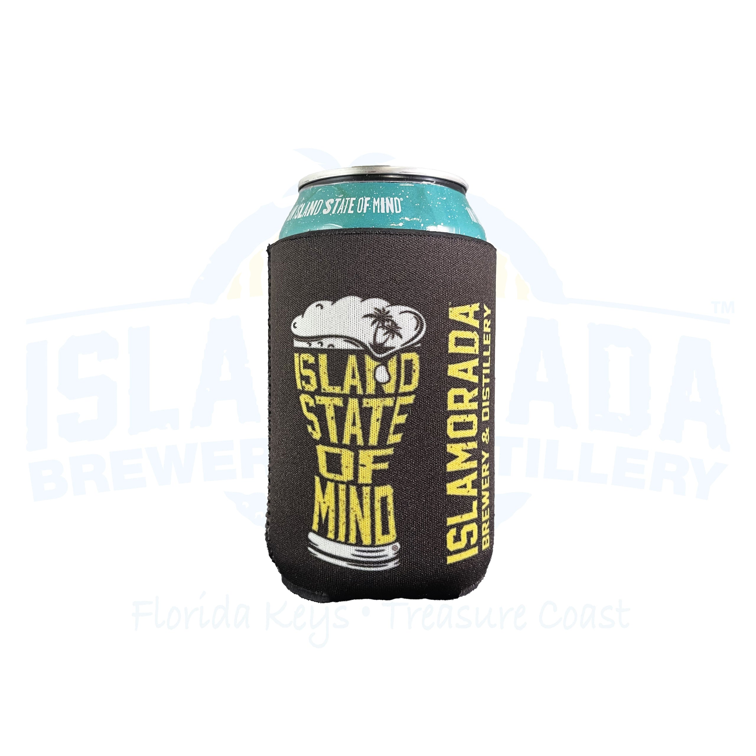 Koolie 12oz Can - Black "Island State Glass" – Islamorada Beverages Direct