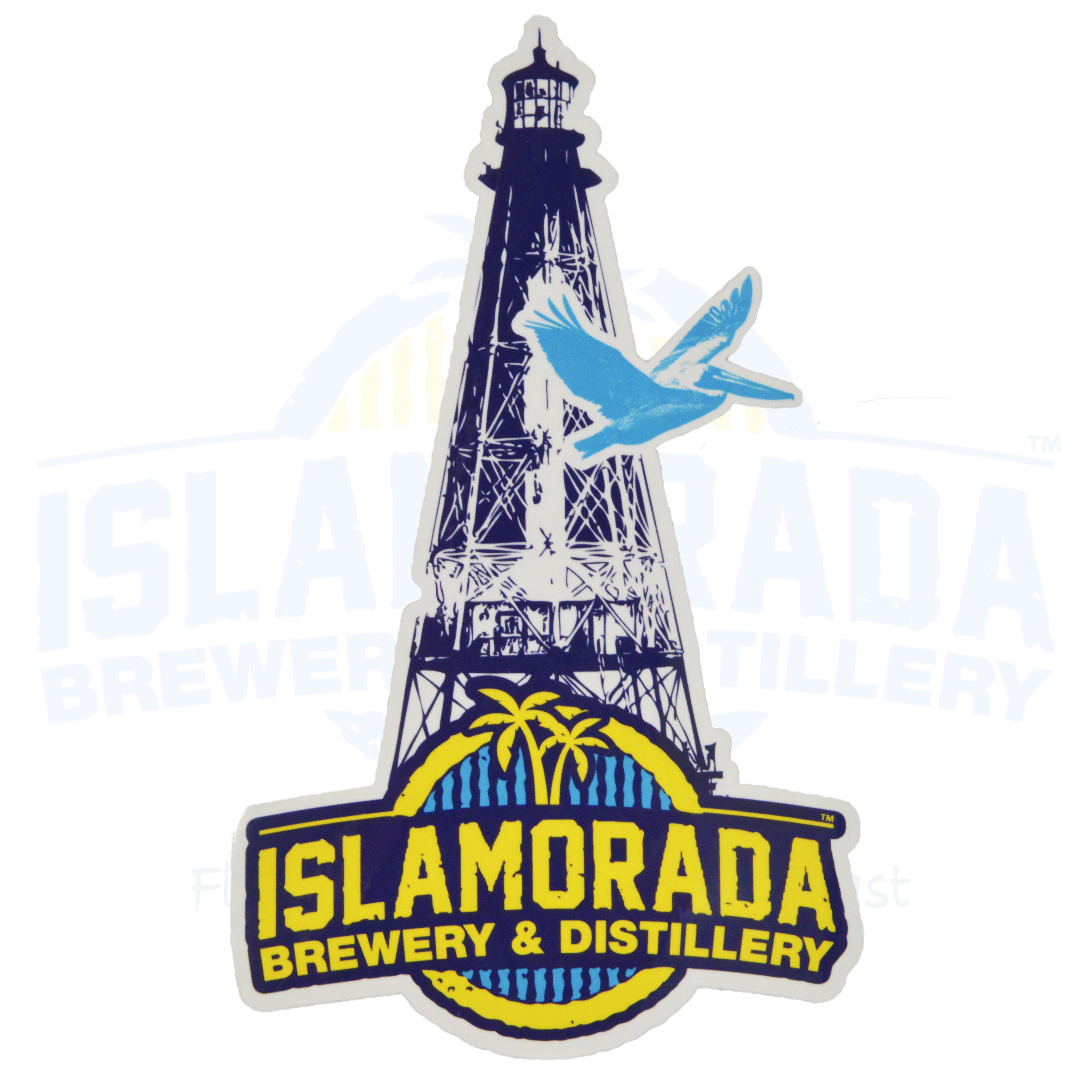 Alligator Reef Lighthouse Sticker - Die Cut – Islamorada Beverages Direct